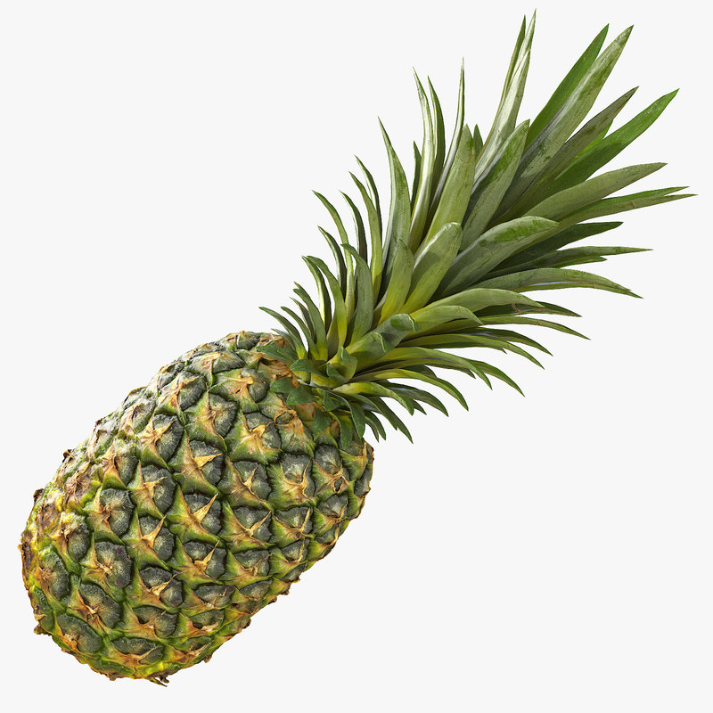 modèle 3D de Ananas entier réaliste - TurboSquid 1381187