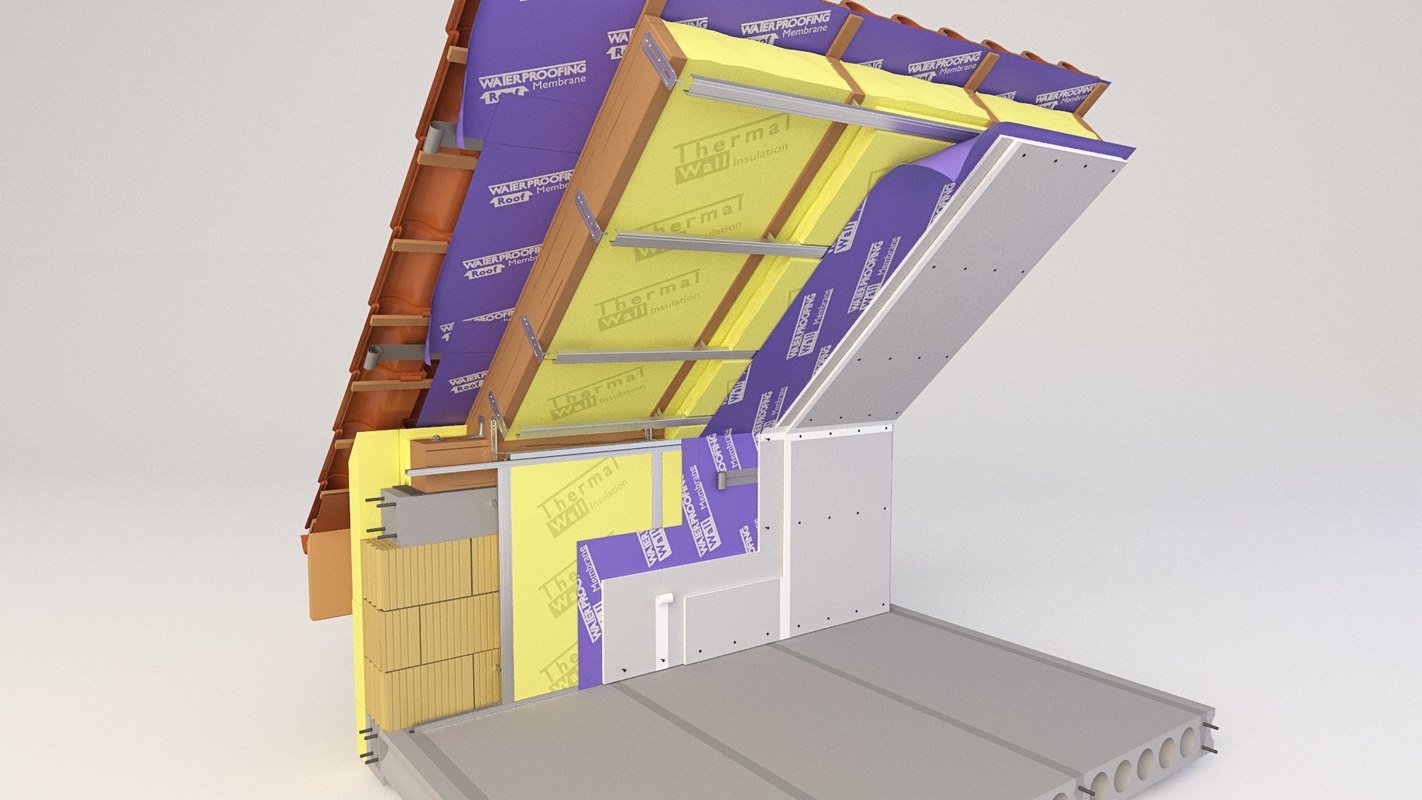 Thermal insulation model - TurboSquid 1529198