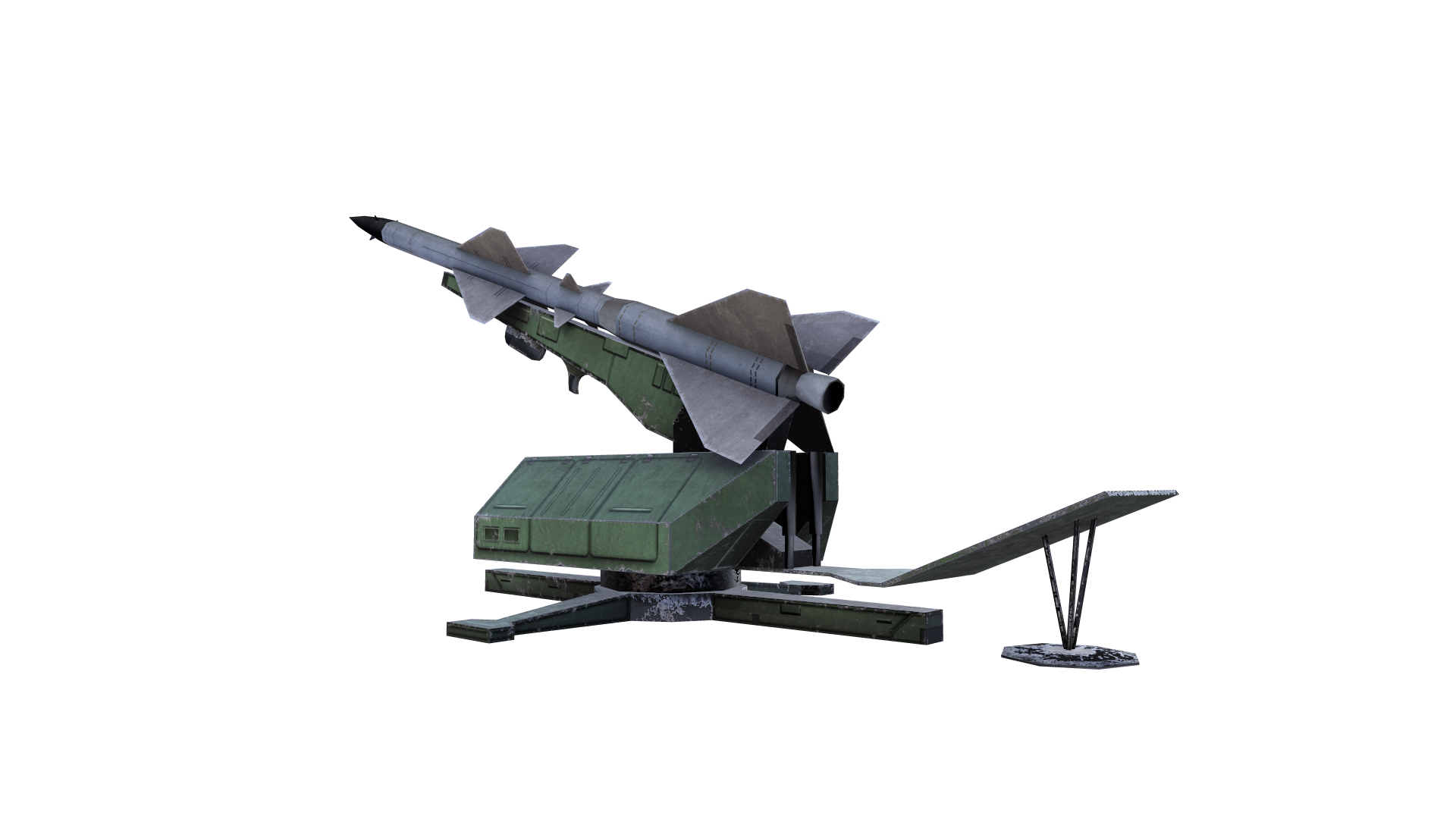 3D model missile aircraft s75 sam-2 - TurboSquid 1381124