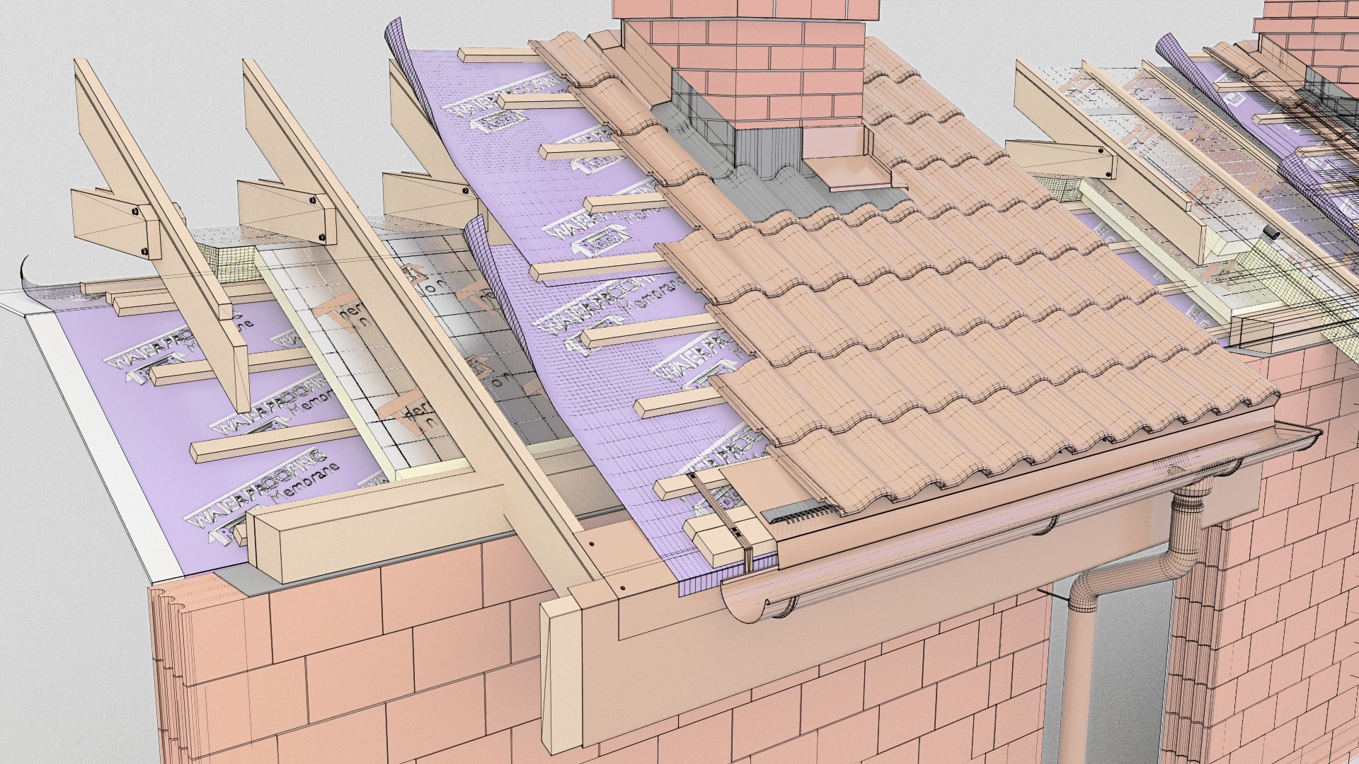 3D roof insulation pir pur model - TurboSquid 1529162