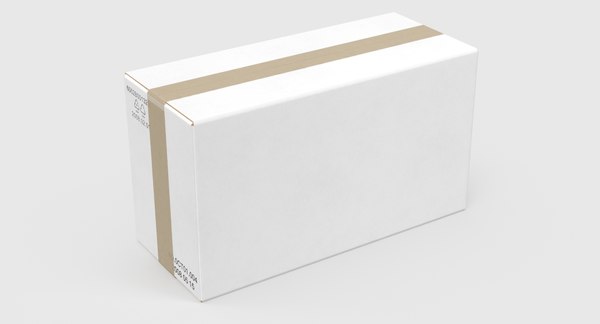 3D boxes white model - TurboSquid 1381316