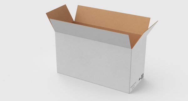 3D boxes white model - TurboSquid 1381316