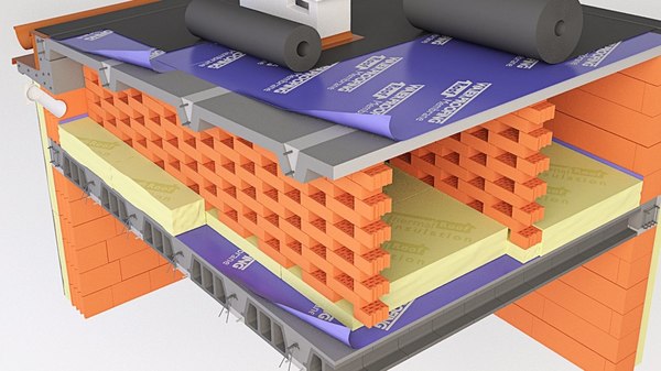 Graphic insulation roofing 3D model - TurboSquid 1529180