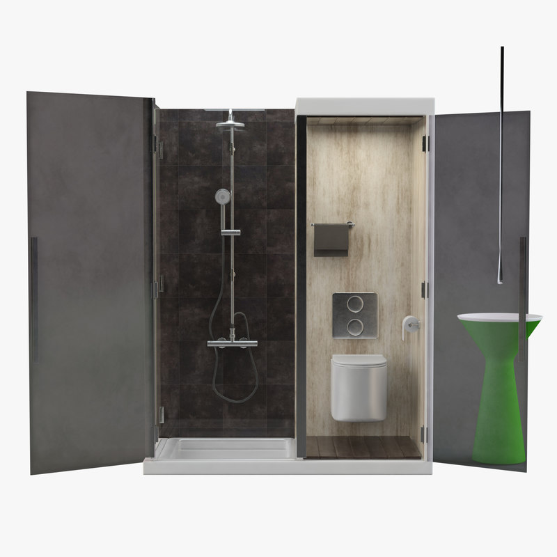 3D shower model - TurboSquid 1381624