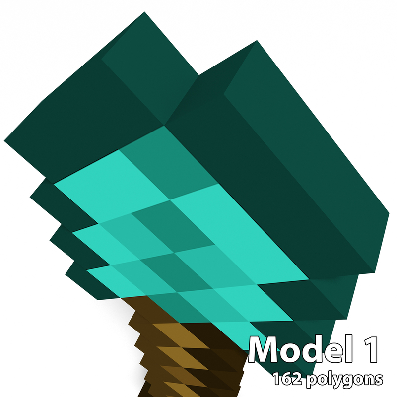 modèle 3D de Pelle Minecraft - TurboSquid 1381702