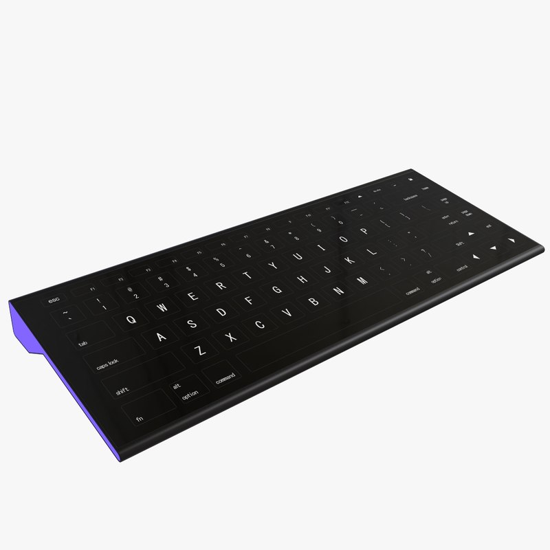 3D digital wireless keyboard model - TurboSquid 1381657