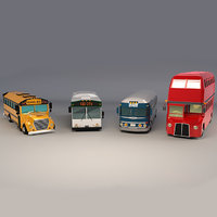 Bus Blender Models for Download | TurboSquid