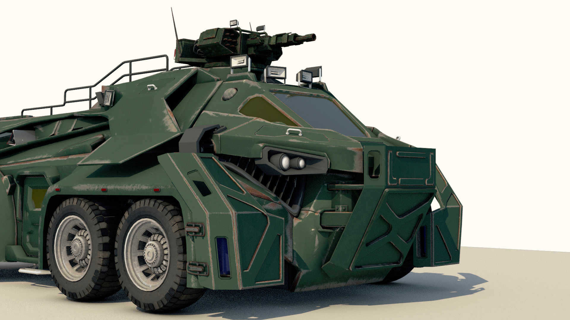 3D car military sci-fi model - TurboSquid 1382058