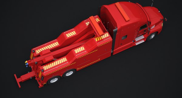 Mack anthem recovery truck 3D - TurboSquid 1382264