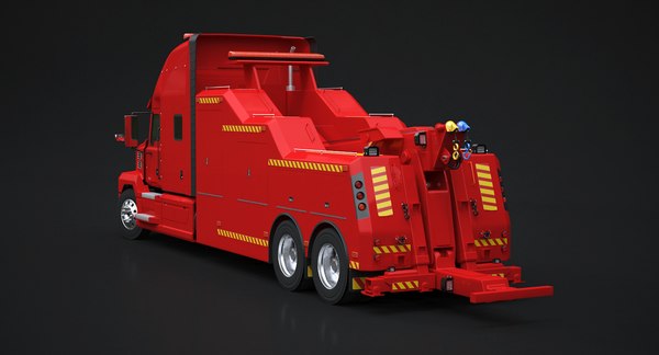 Mack anthem recovery truck 3D - TurboSquid 1382264