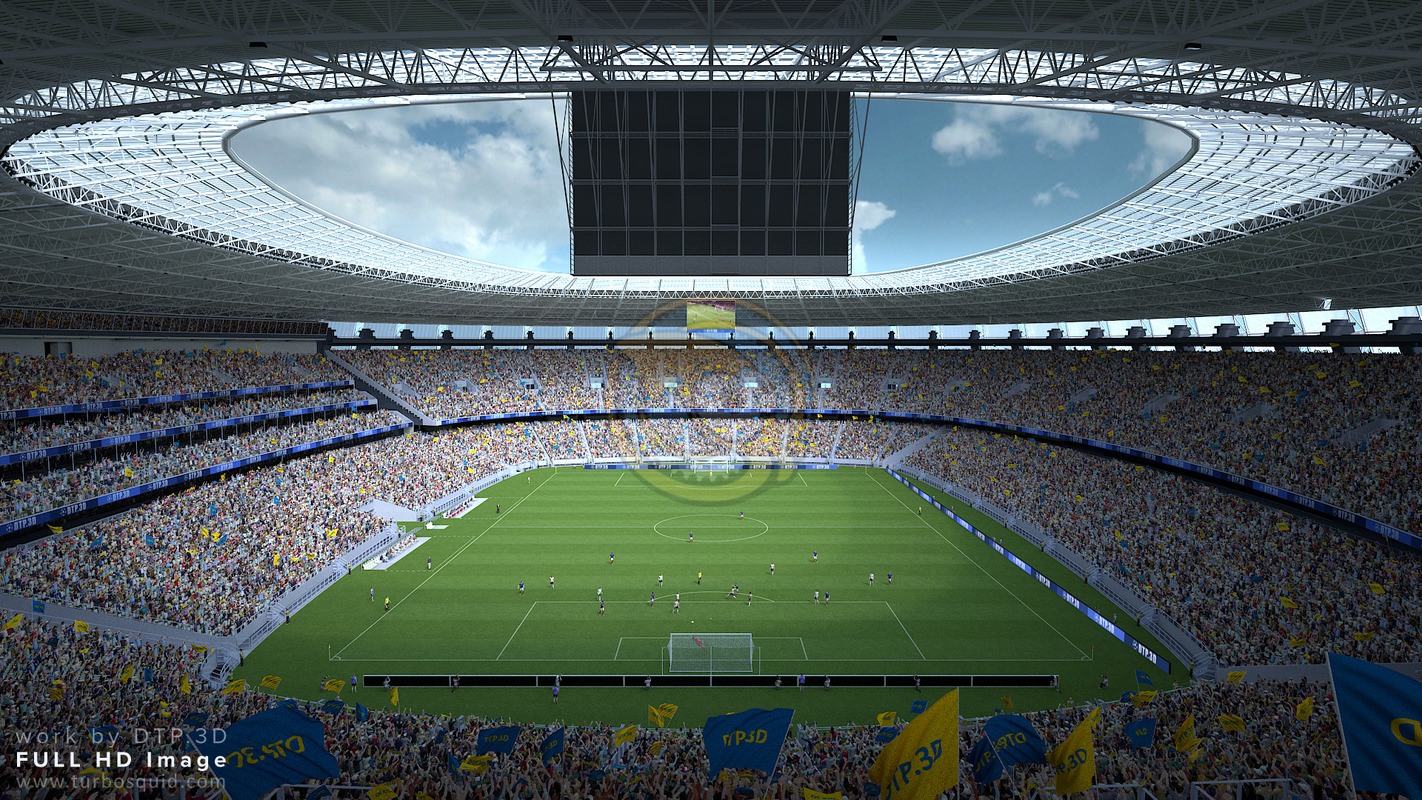 3D soccer stadium - TurboSquid 1241123