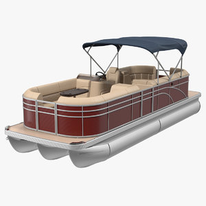 Pontoon Boat 3D Models for Download | TurboSquid