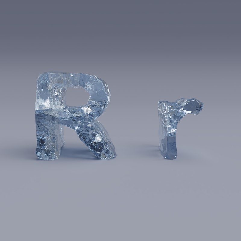 3D letter r model - TurboSquid 1382568