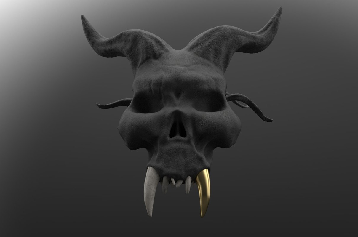 Skull evil 3D model - TurboSquid 1382665