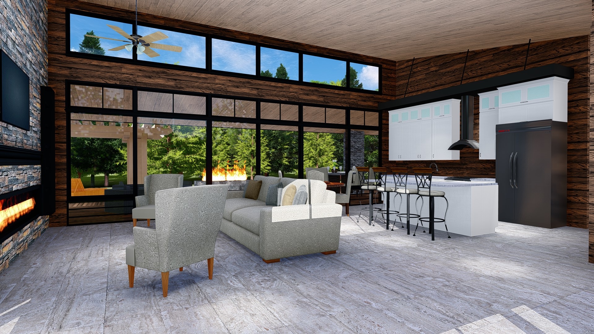 Cabine Moderna Modelo 3D - TurboSquid 1382680