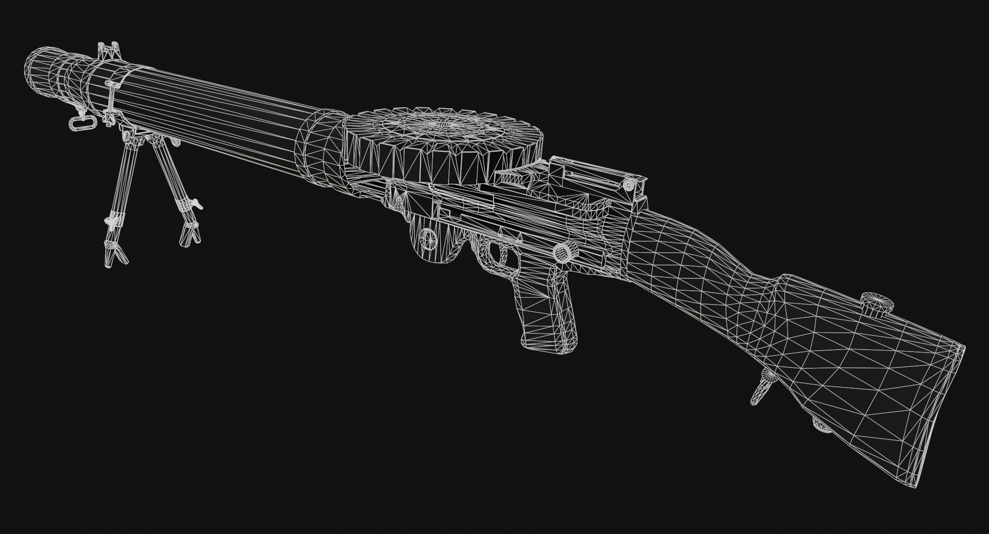 Lewis gun 3D model - TurboSquid 1382720