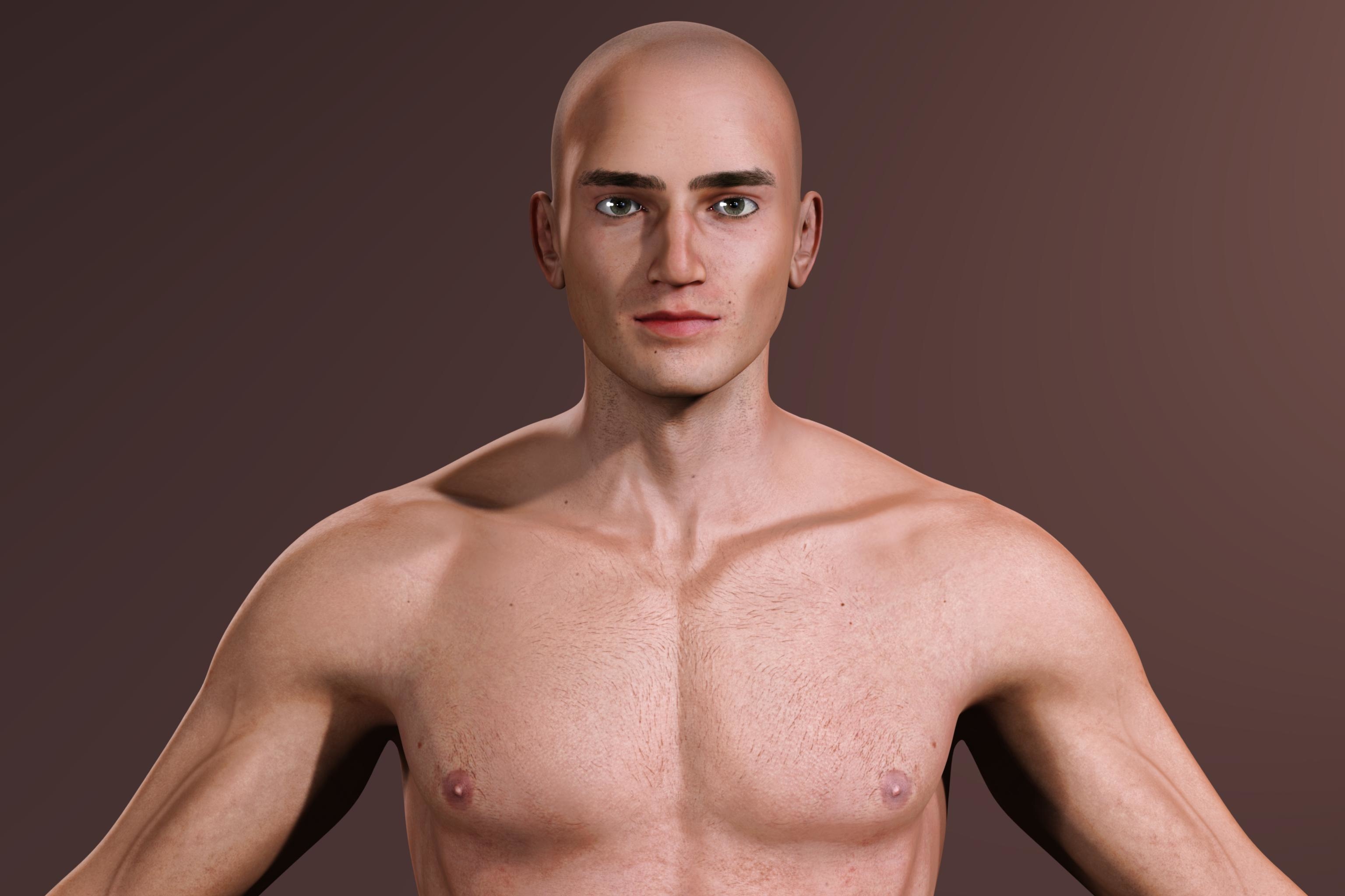 Realistic man rigged human 3D model - TurboSquid 1382830