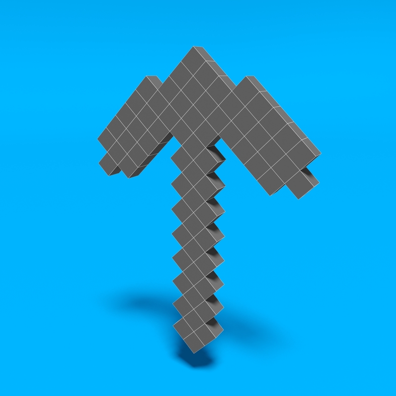 3D model sword pickaxe axe - TurboSquid 1382822