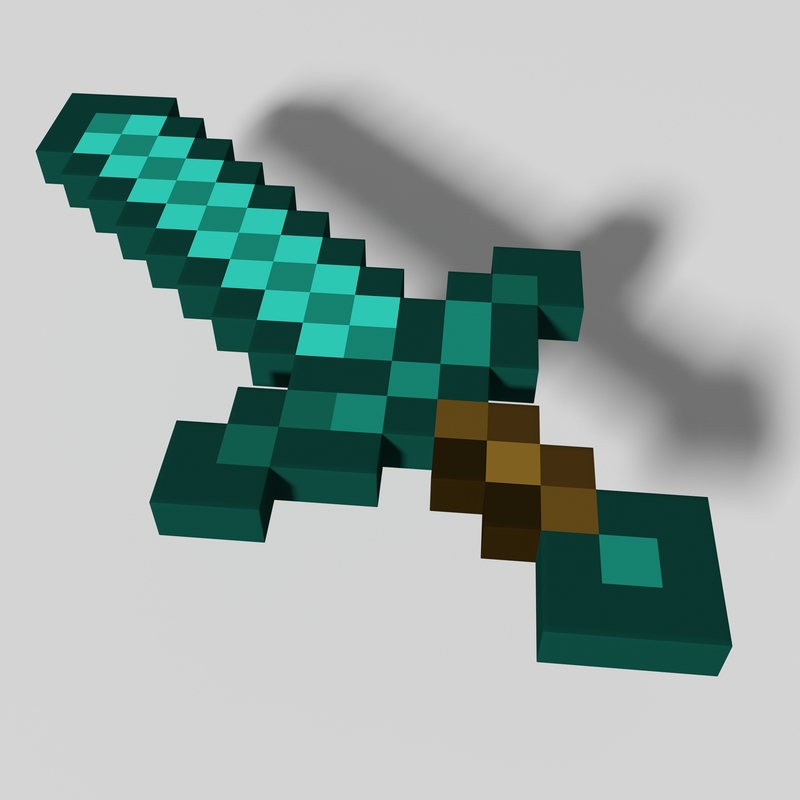 3D model sword pickaxe axe - TurboSquid 1382822