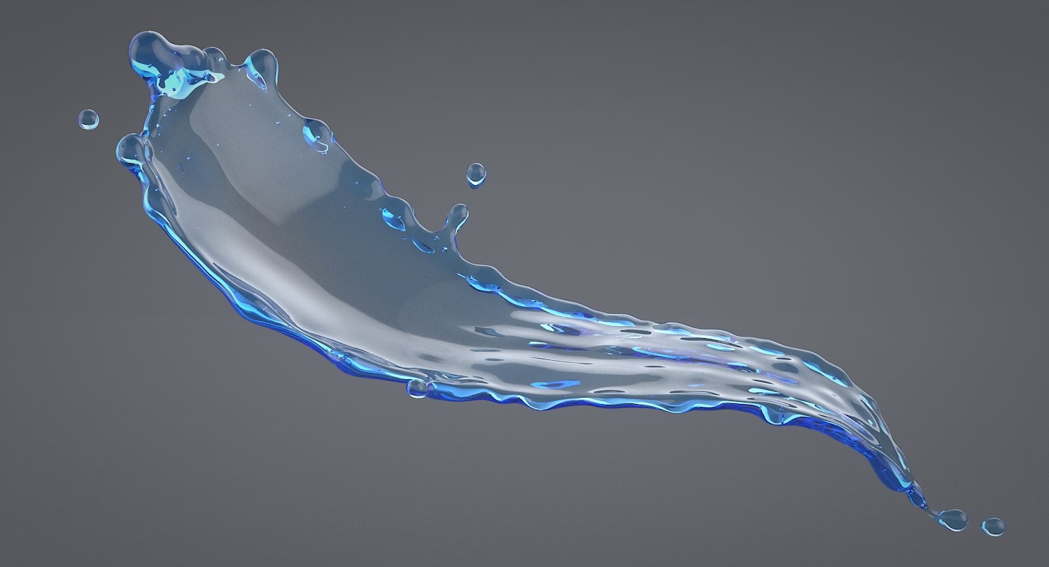 Abstract splash 3D - TurboSquid 1382868