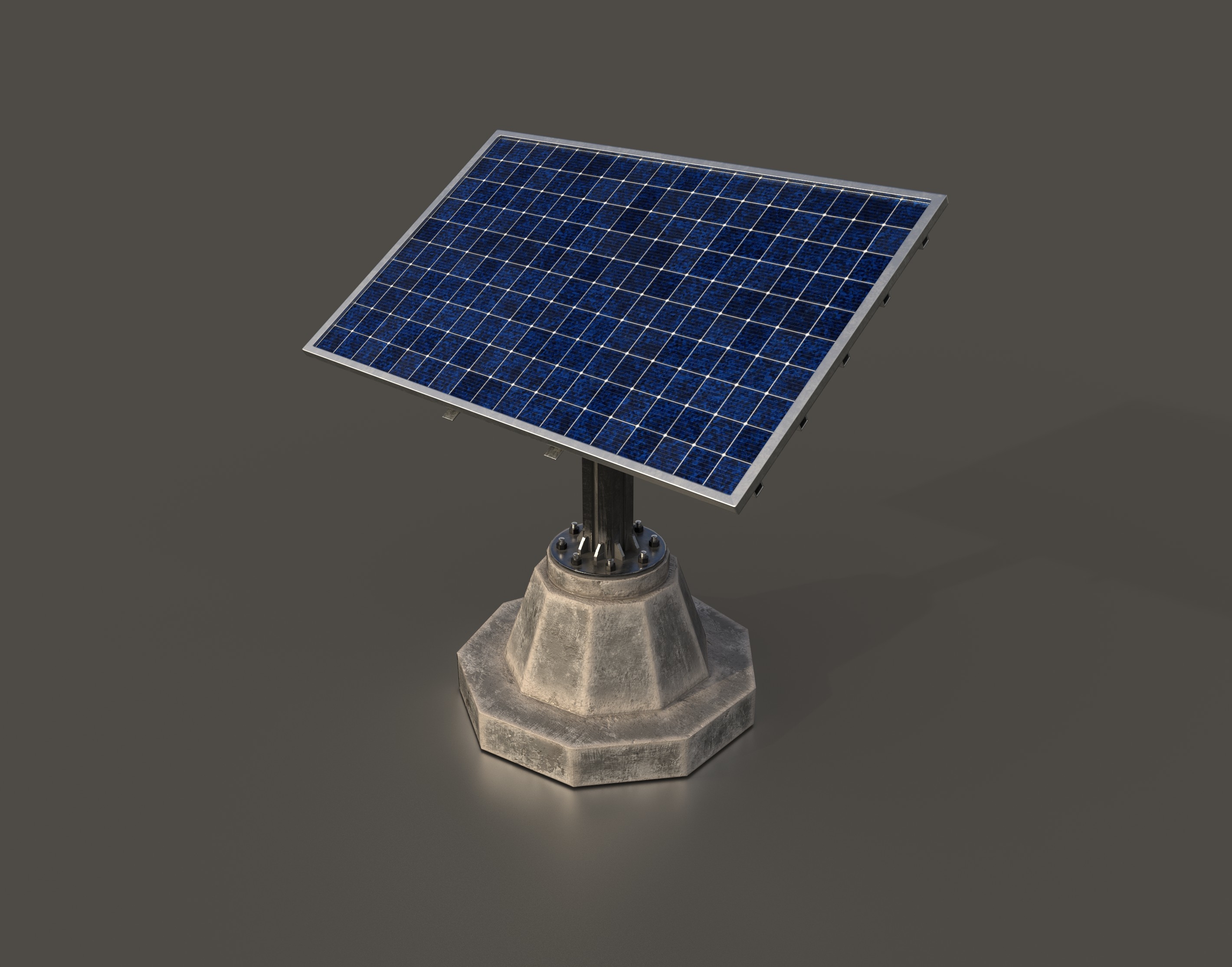 3D solar panel model - TurboSquid 1383160