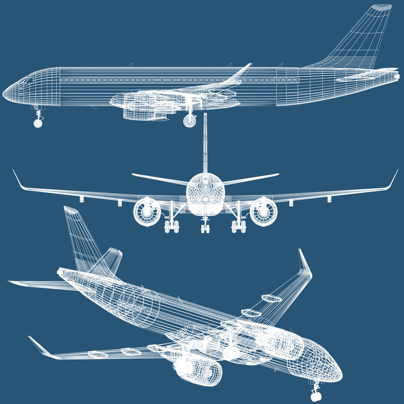 New airbus a220 model - TurboSquid 1383217