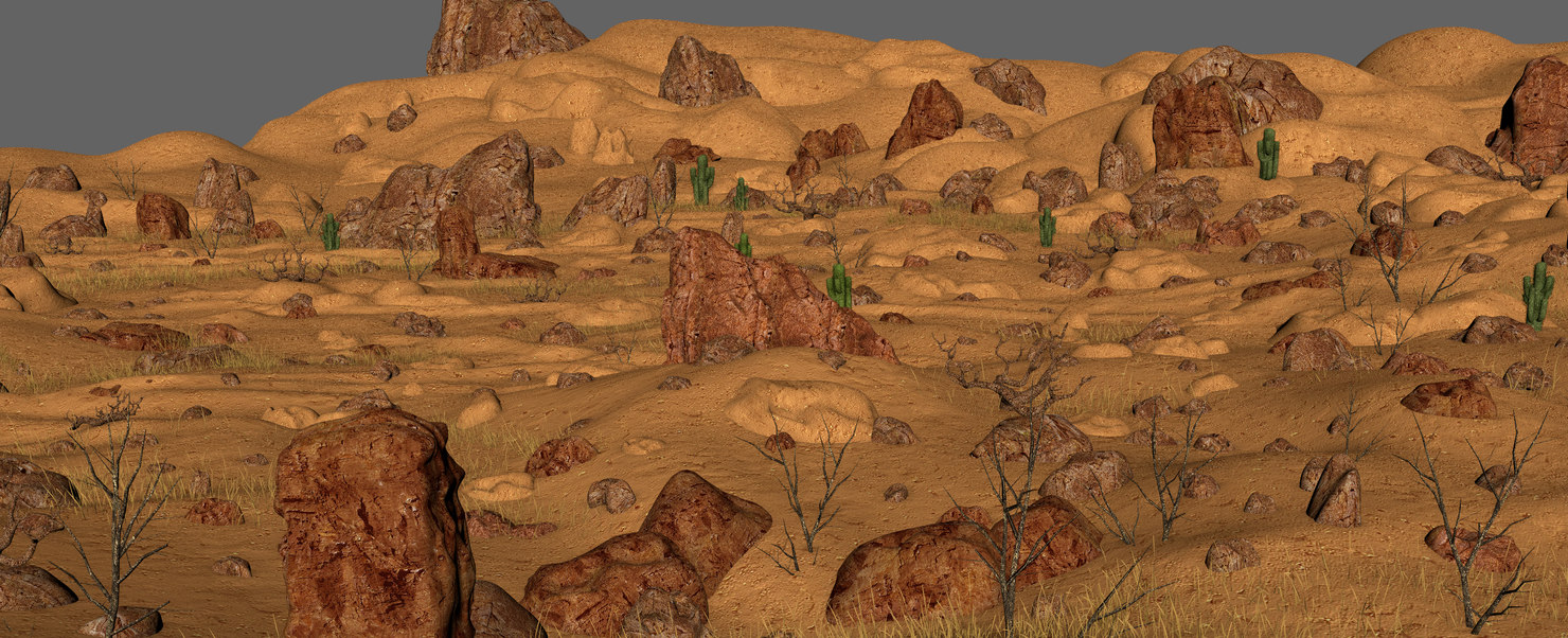 Desert environment 3D model - TurboSquid 1383509