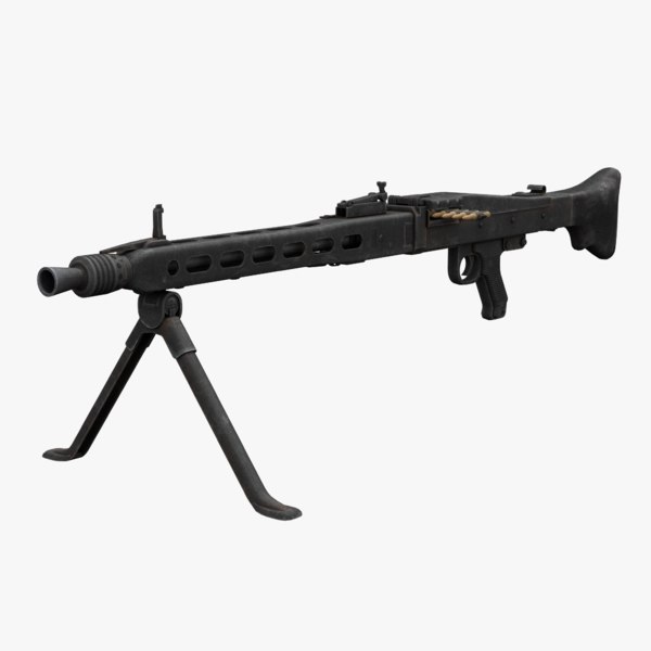 3d german mg3 machine gun model