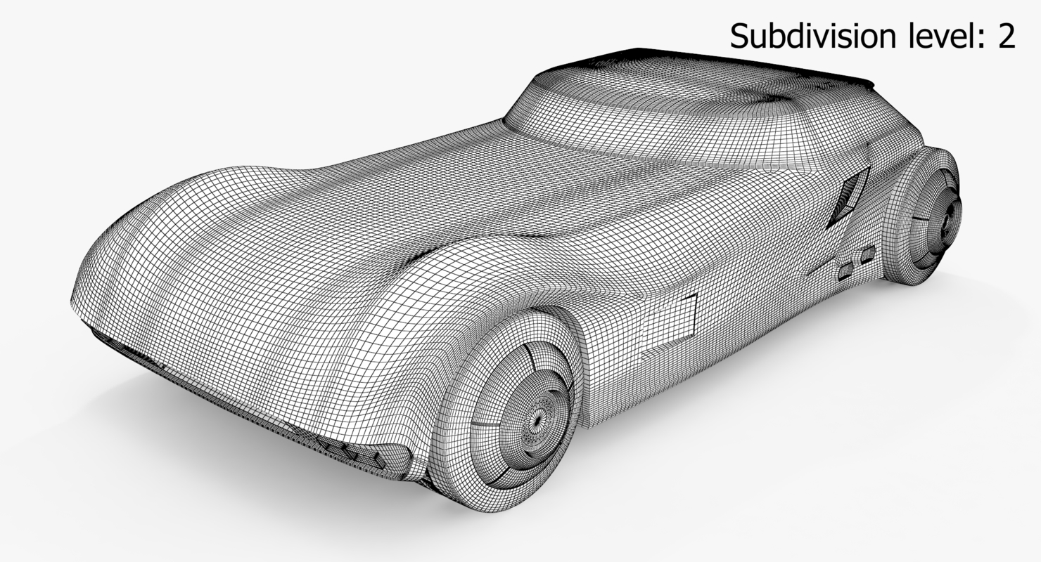 3D model futuristic toy car - TurboSquid 1383768