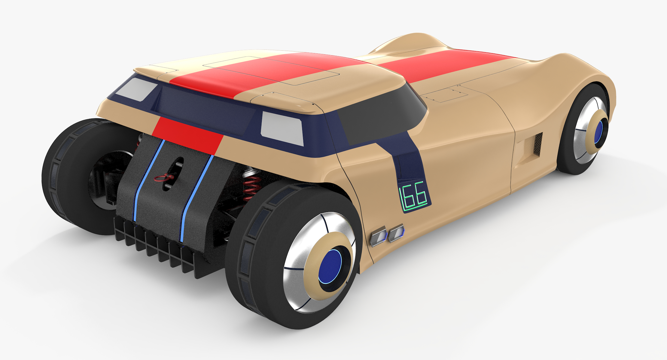 3D model futuristic toy car - TurboSquid 1383768