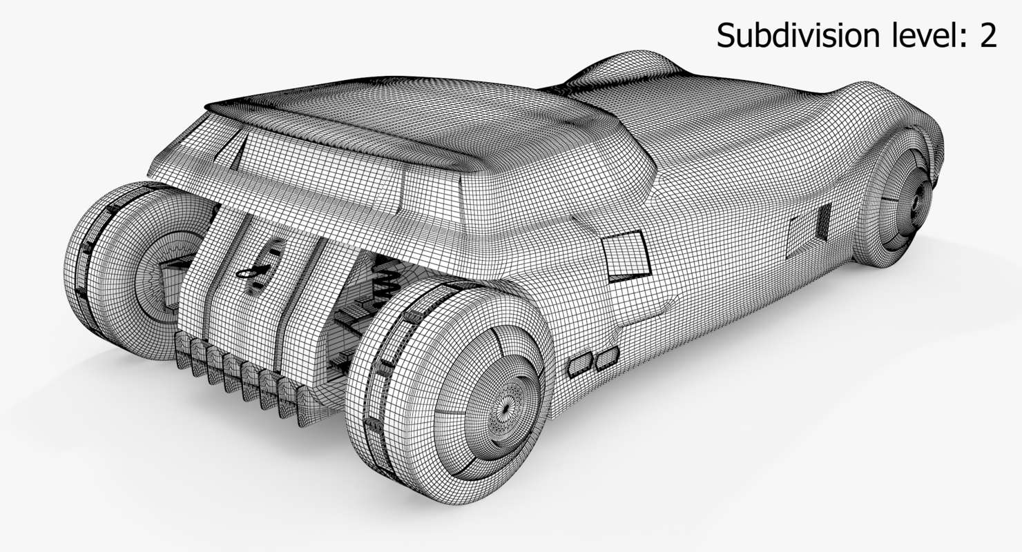 3D model futuristic toy car - TurboSquid 1383768