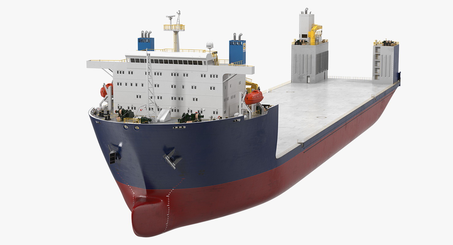 3D heavy load ship - TurboSquid 1384172