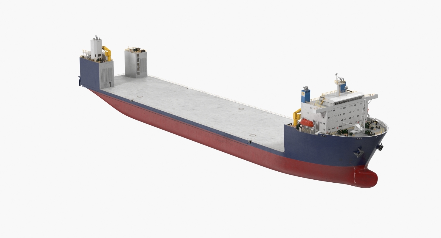 3D heavy lift vessel rigged - TurboSquid 1384175