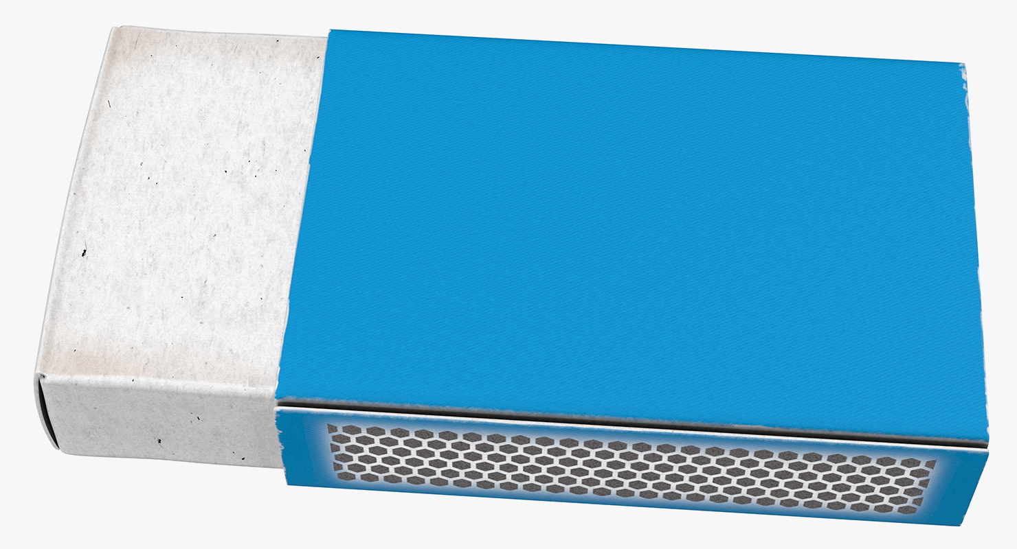 Matchsticks cardboard matchbox stick 3D model - TurboSquid 1384180