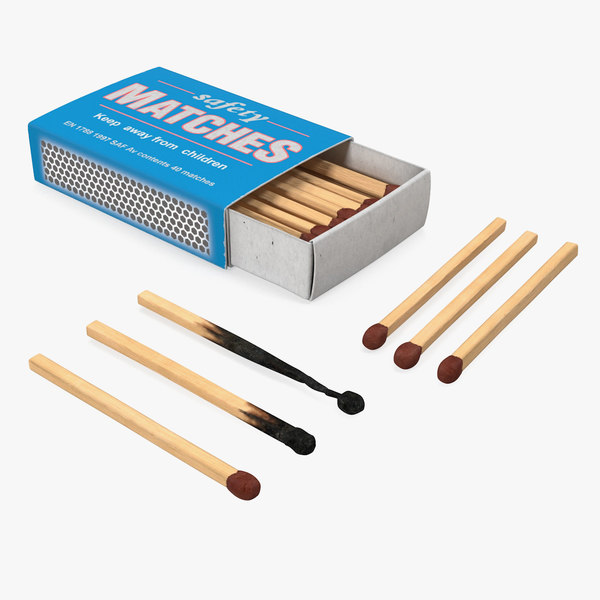 3D matchbox matches - TurboSquid 1300352
