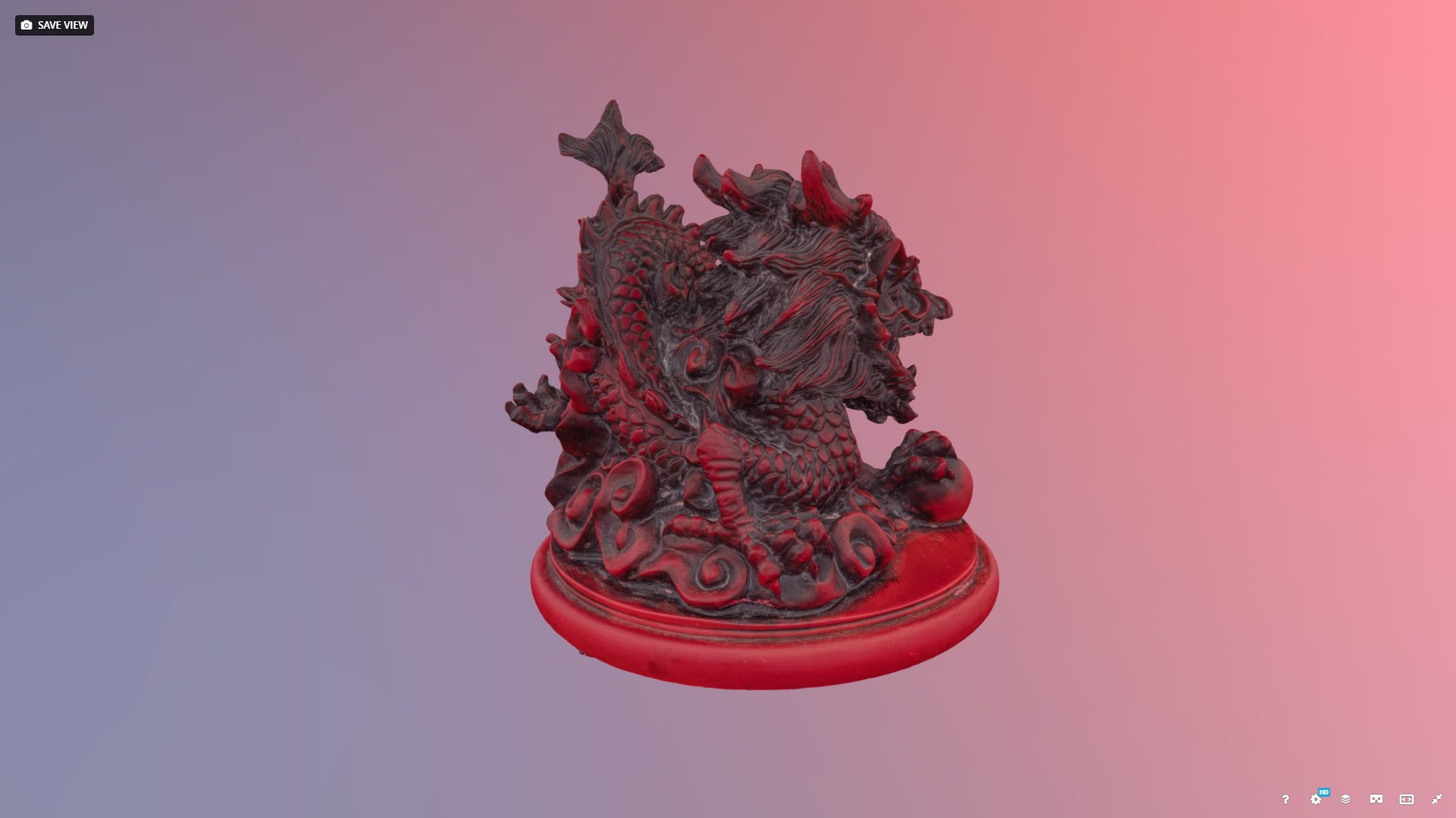 Red jade dragon 3D model - TurboSquid 1384130