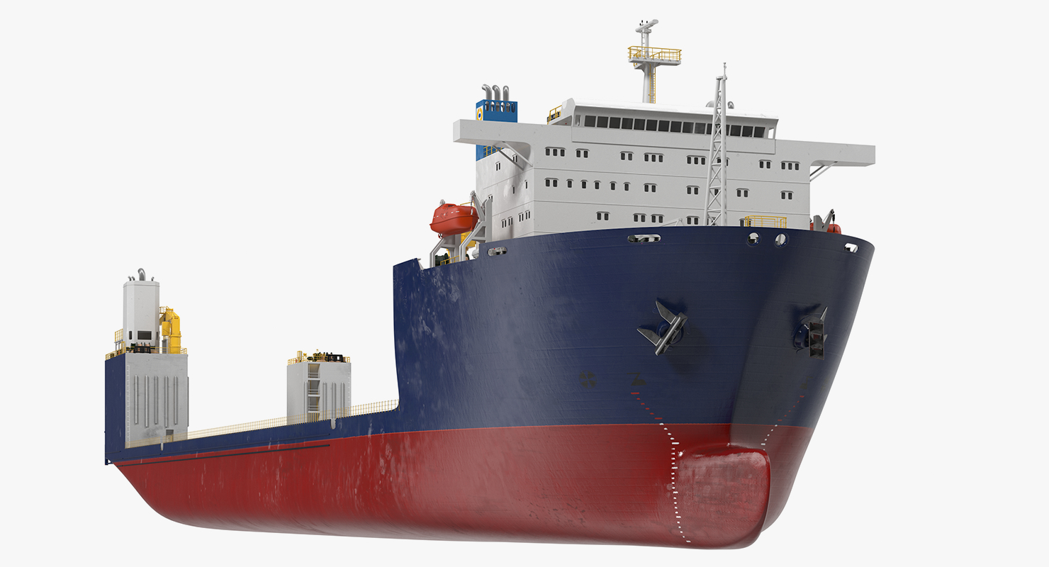 3D heavy lift vessel rigged - TurboSquid 1384175