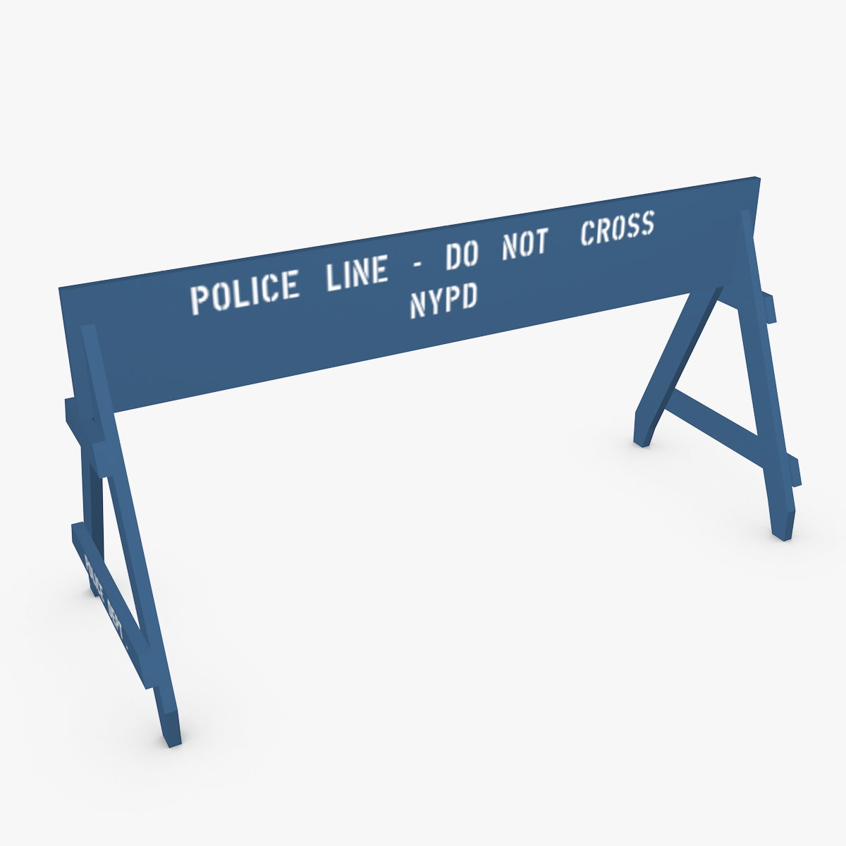 Police barriers 3D model - TurboSquid 1384489