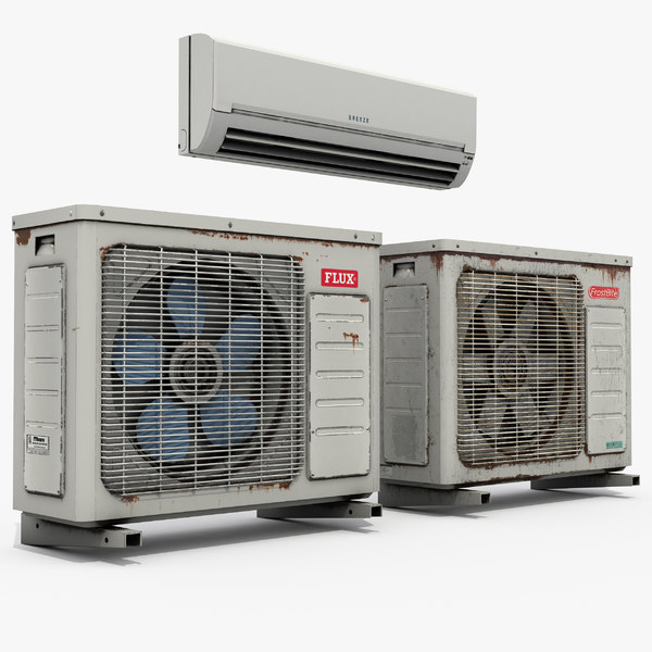european style air conditioner 3d model