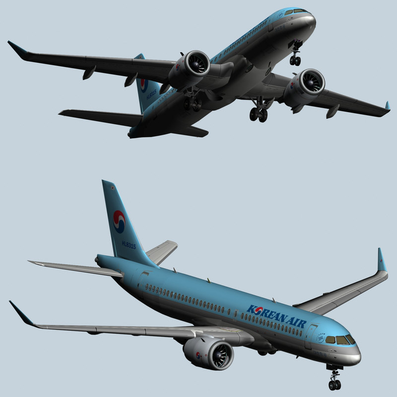 Airbus a220 passenger jet 3D model - TurboSquid 1384467