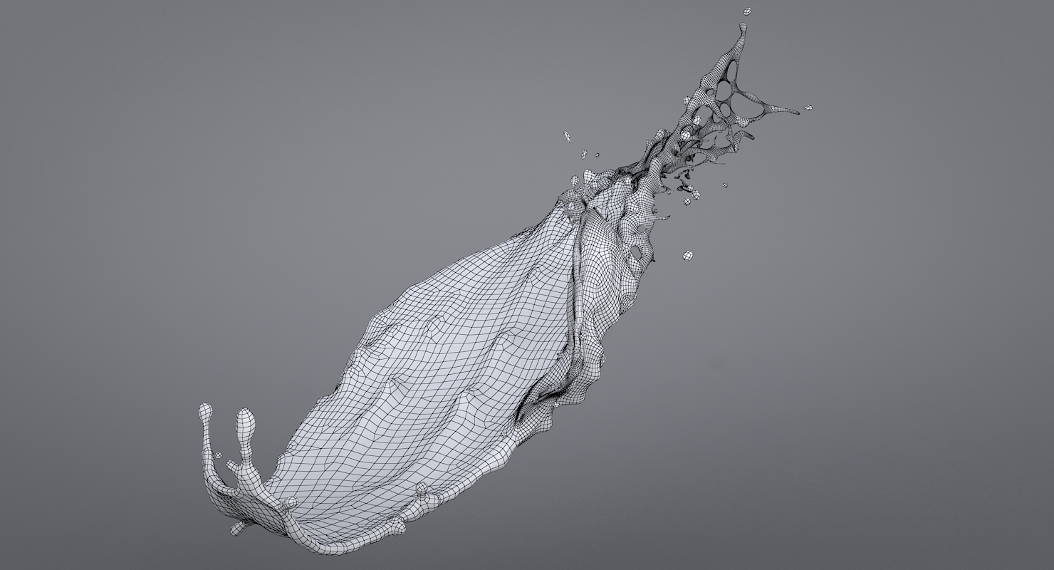3D abstract splash - TurboSquid 1384465