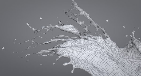 3D abstract splash - TurboSquid 1384465