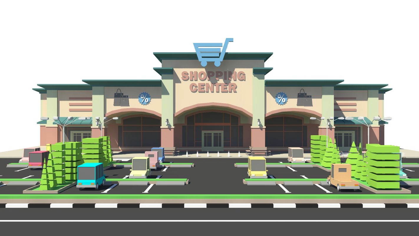 3D market supermarket - TurboSquid 1384495