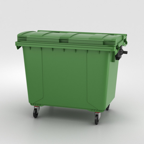 큰 쓰레기통 3D 모델 - TurboSquid 1384516
