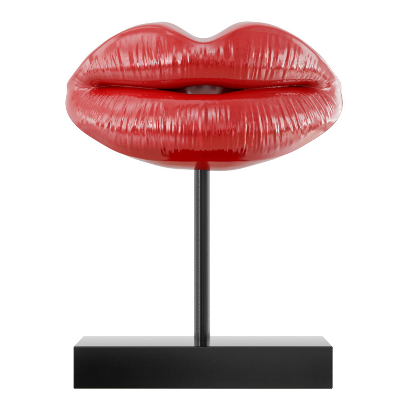 Figurine red lips 3D - TurboSquid 1384595