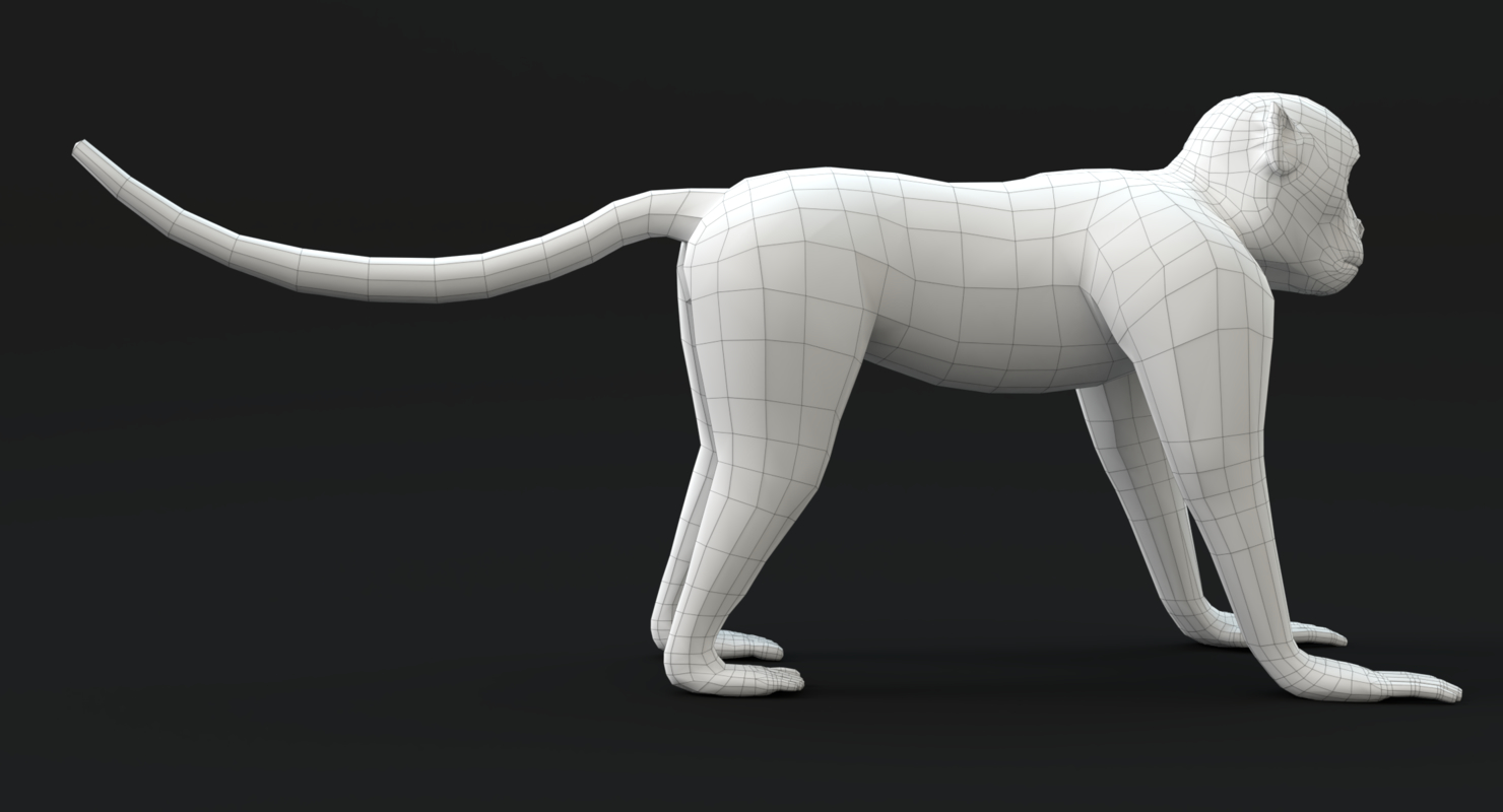 3D monkey animations - TurboSquid 1384680