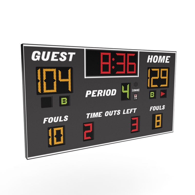 3D scoreboard score board - TurboSquid 1384719