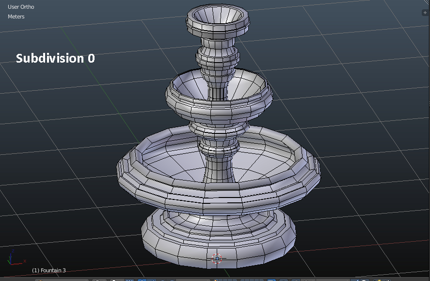 Fountain water architectural 3D model - TurboSquid 1384704