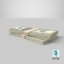 100 dollar bills stack 3D model - TurboSquid 1382049