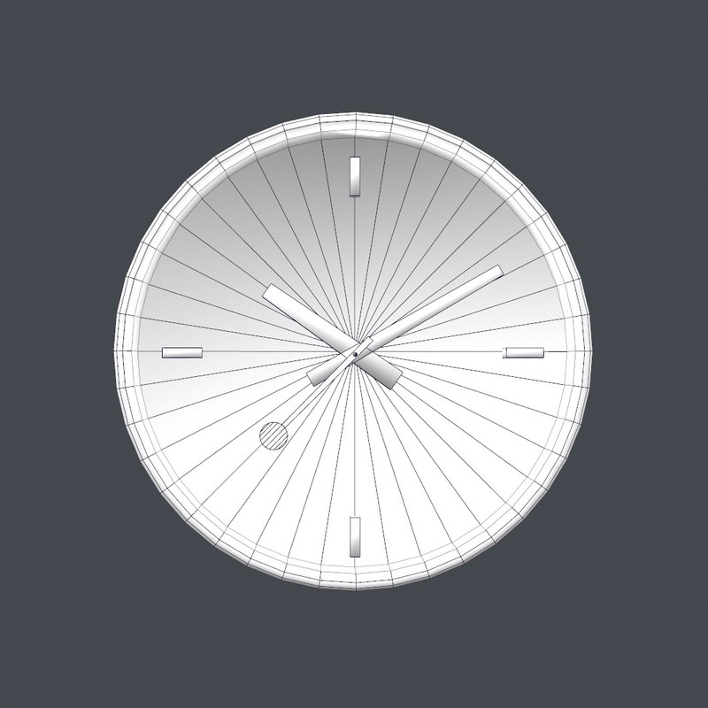 Free 3D wall clock model - TurboSquid 1385081